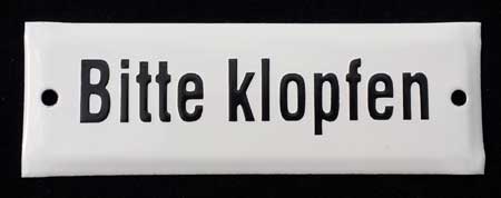 Hinweisschilder Schriftschilder Verbotsschilder Kuriositäten